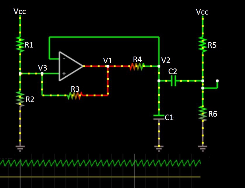 Designing a Single Op-Amp Triangle Wave Generator – PCB Isolation