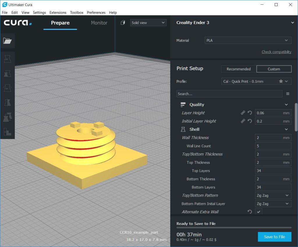  How To Export STL File From Inventor To Cura For 3D Printing PCB 